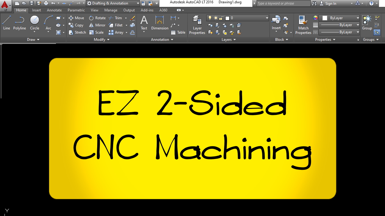 Auto CAD :: CNC Machining :: How to Do CNC Machining on BOTH Sides of a ...