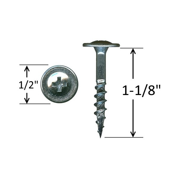 SCREWS & CONNECTORS :: Wood Screws :: Washer Head Drawer Front Screws